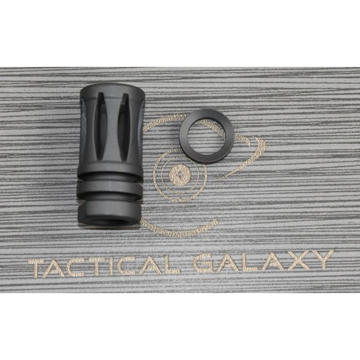 1/2 X 28 AR15 SNIPER GREY CERAKOTE A2 FLASH HIDER