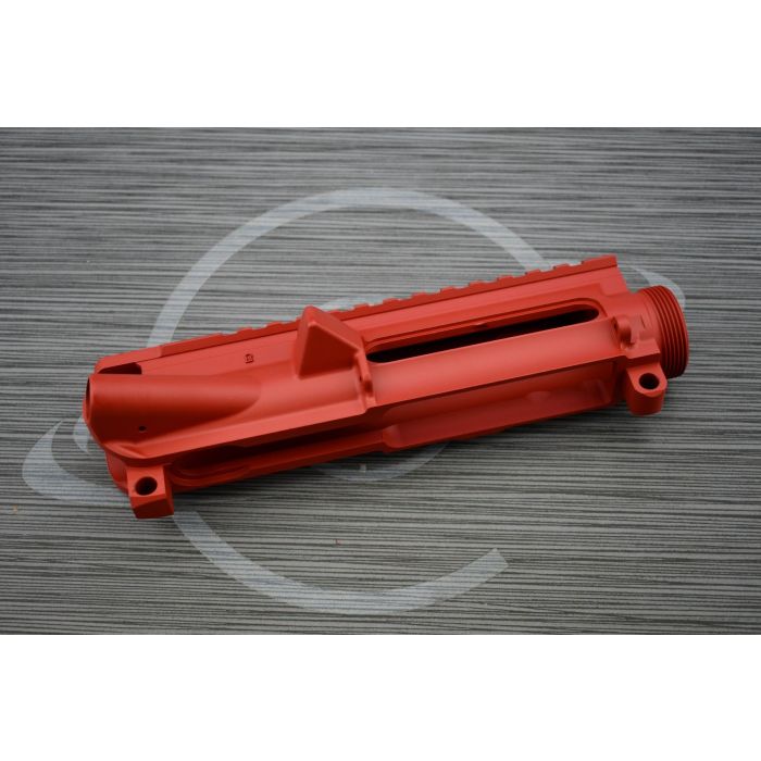 AR15 FIREHOUSE RED CERAKOTE STRIPPED UPPER RECEIVER