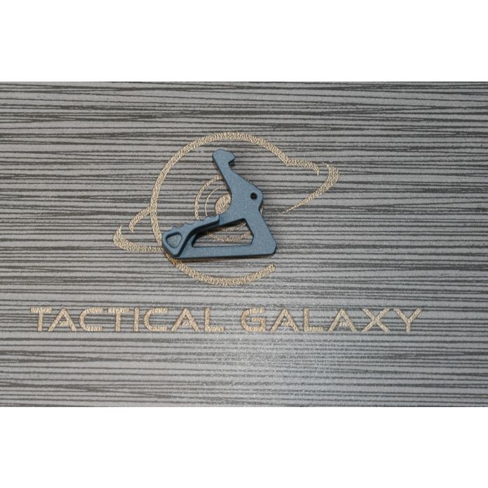 AR15 TITANIUM BLUE CERAKOTE EXTENDED CHARGING HANDLE LATCH