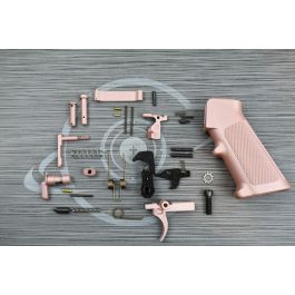 ROSE GOLD Cerakote OEM complete mil-spec lower part kit with pistol ...